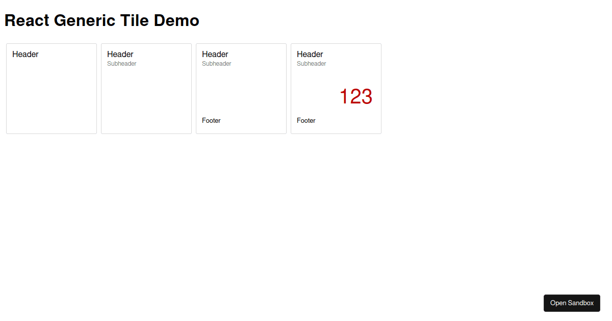 react-generic-tile (forked) - Codesandbox
