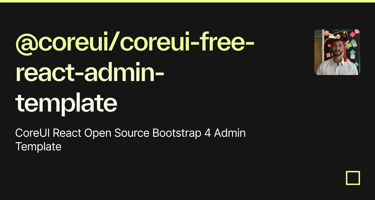 @coreui/coreui-free-react-admin-template - Codesandbox