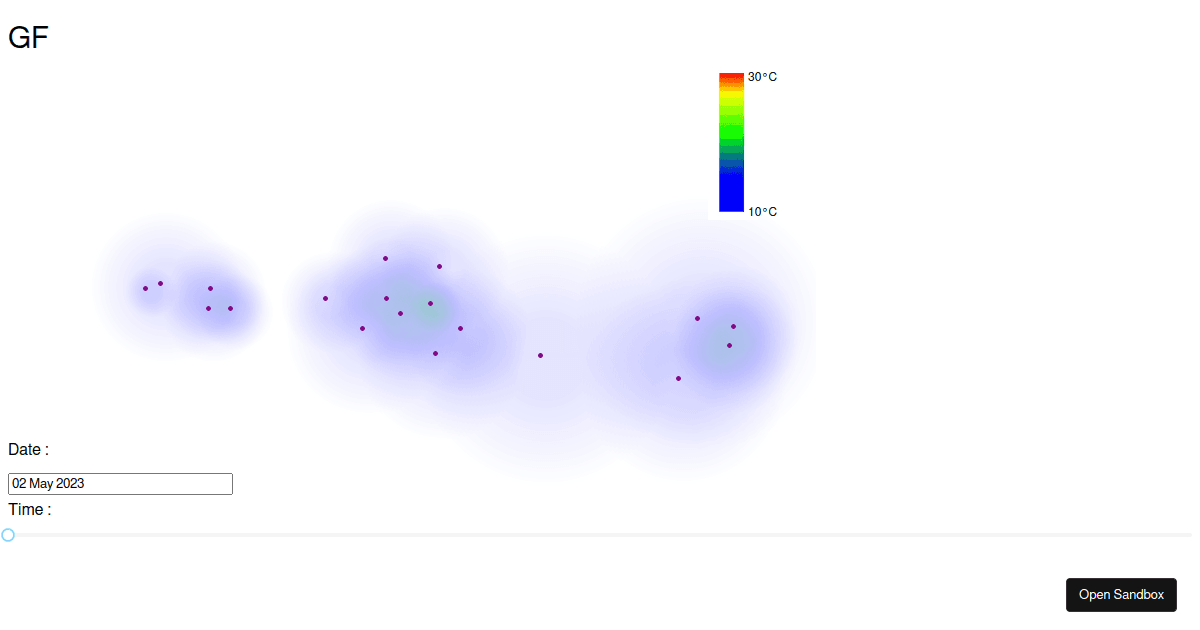 Thermal Heatmap - Codesandbox