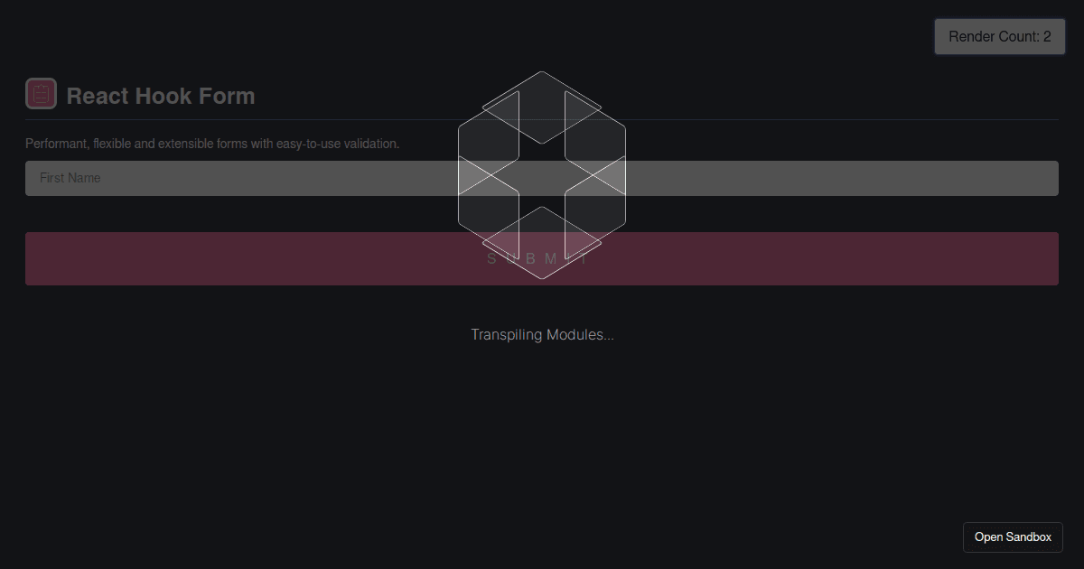 React Hook Form V7 (TS) Template - Codesandbox React Hook Form V7 (TS) Template - Codesandbox