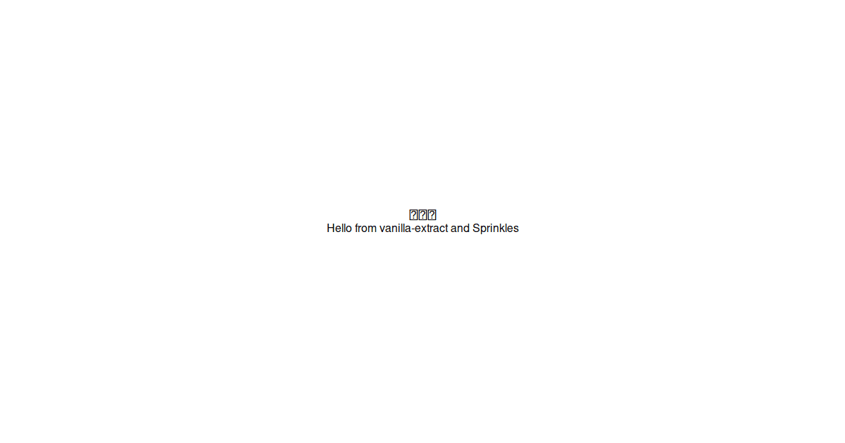 Vanilla Extract Webpack React Codesandbox 