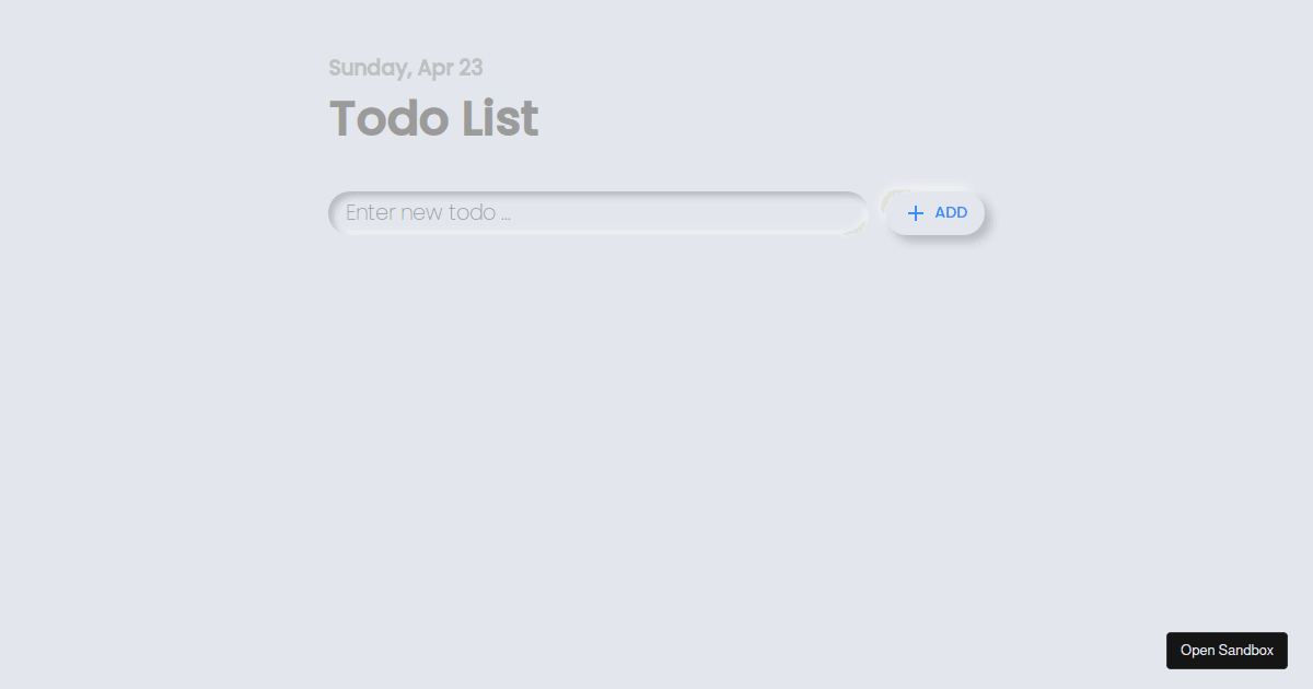 todo-list - Codesandbox