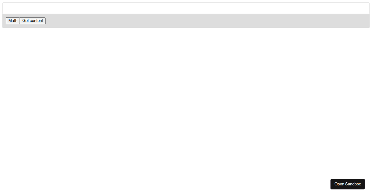 Poc Math Input Inside Input Codesandbox