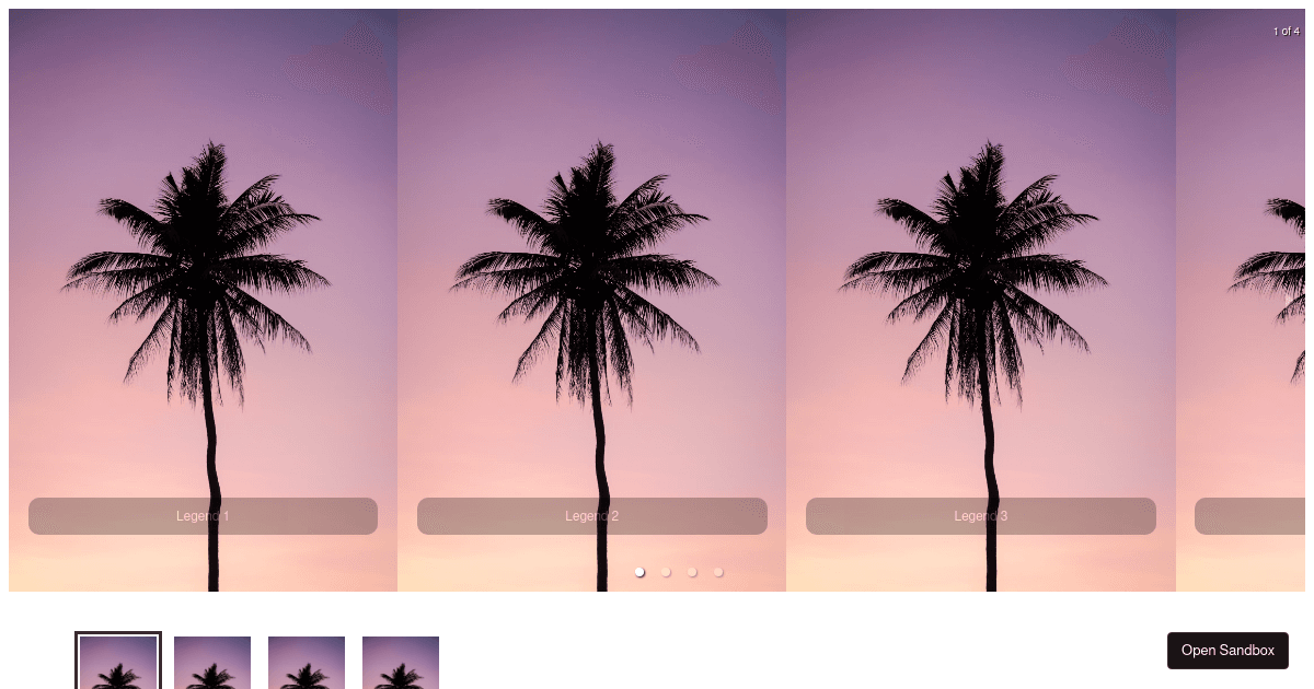 React Responsive Carousel Forked Codesandbox