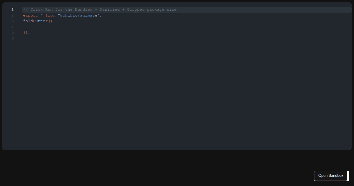 codemirror 6 experiments (forked) - Codesandbox