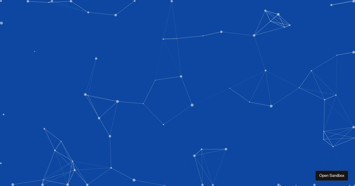 Particles effect in Vue - Codesandbox