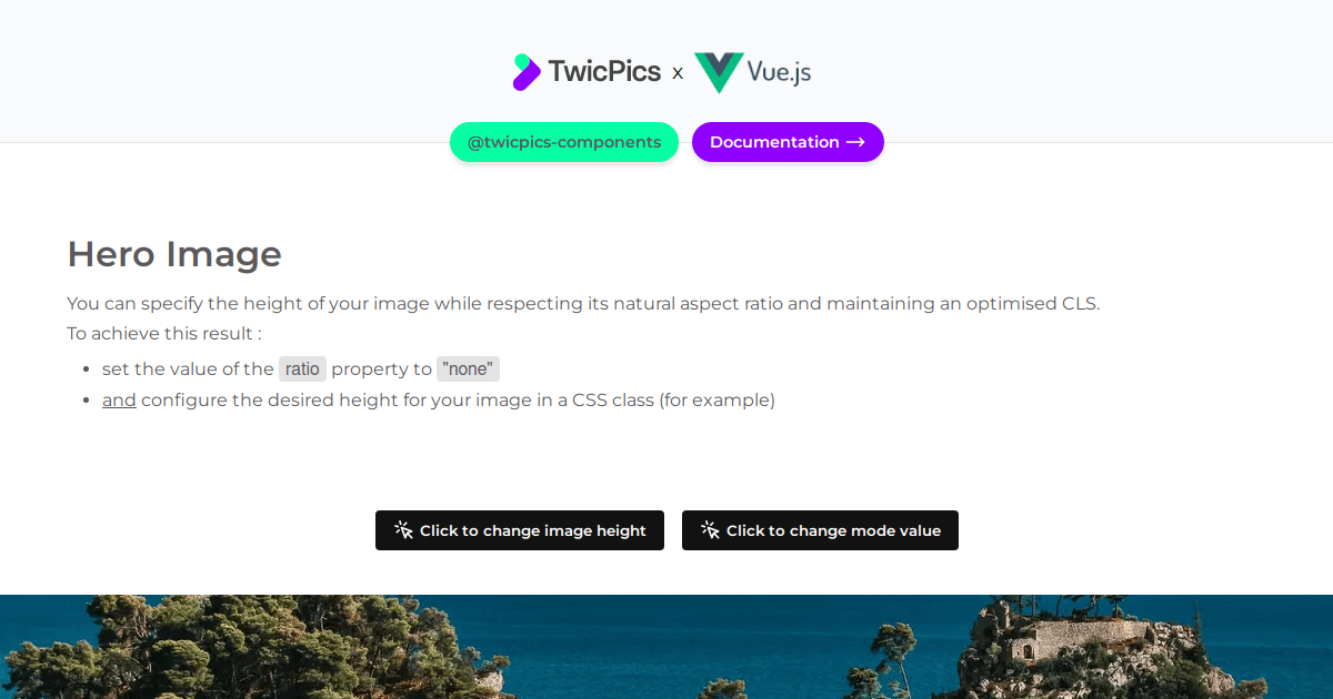 TwicPics x Vue2 - Hero Image - Codesandbox
