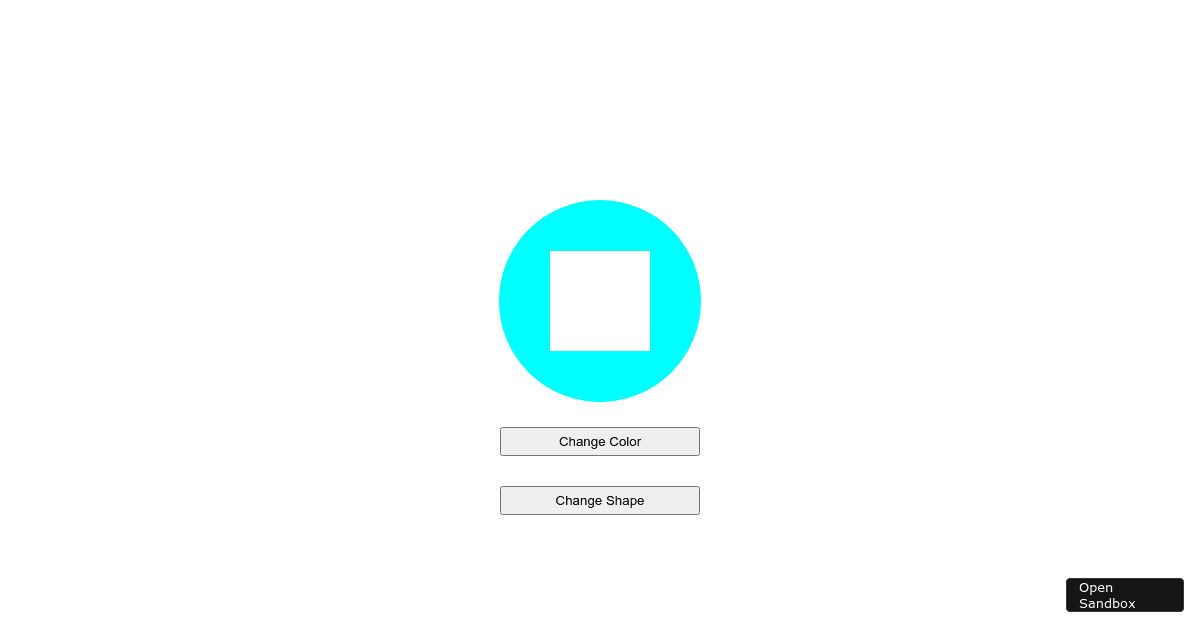 change-color-and-shape - Codesandbox