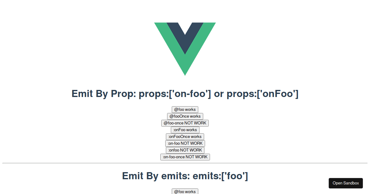 emit - Codesandbox