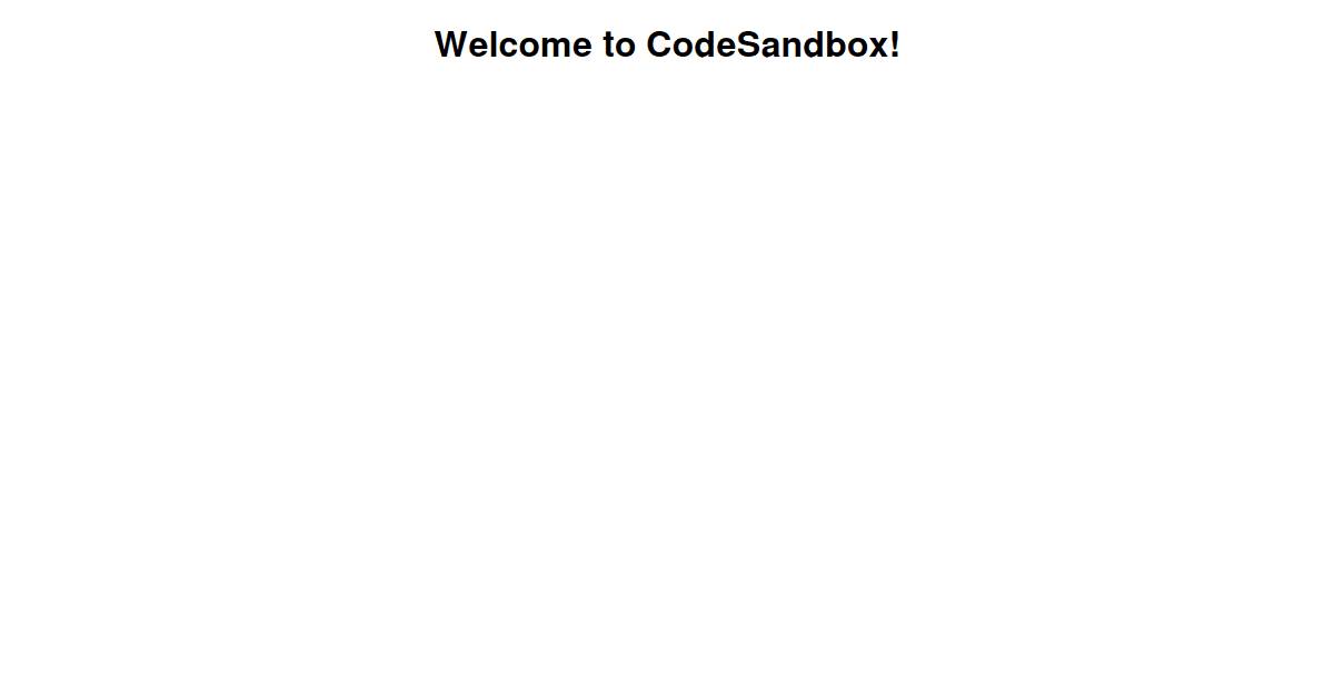 Angular 6.x starter - Codesandbox