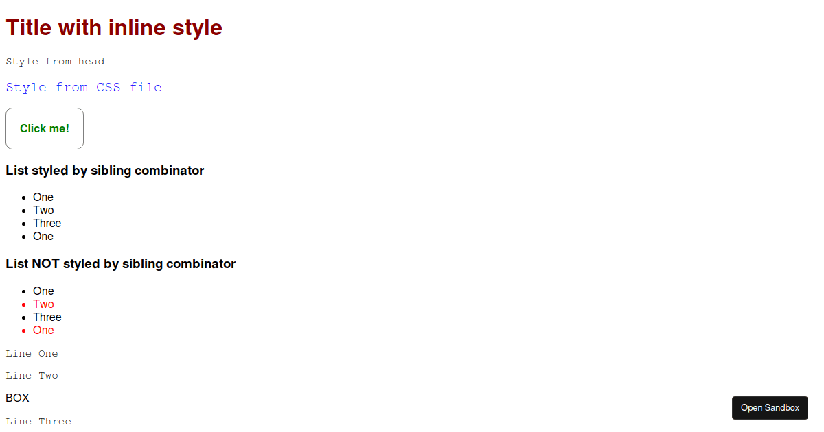 Css Interview Questions Codesandbox 6445