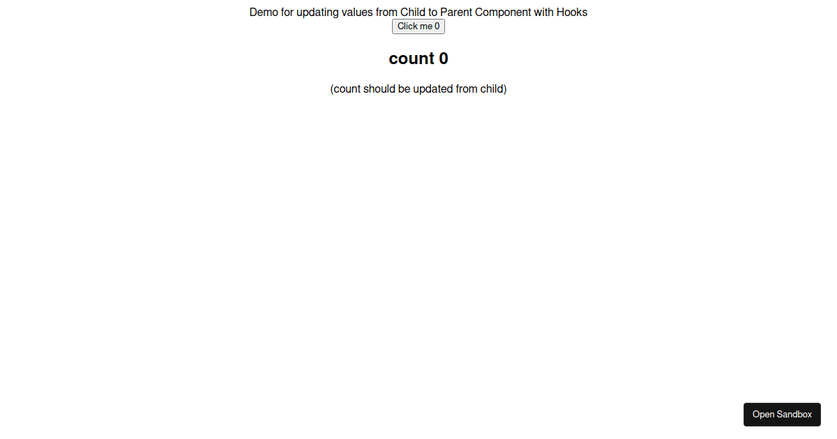 react-hooks-pass-child-to-parent - Codesandbox react-hooks-pass-child-to-parent - Codesandbox