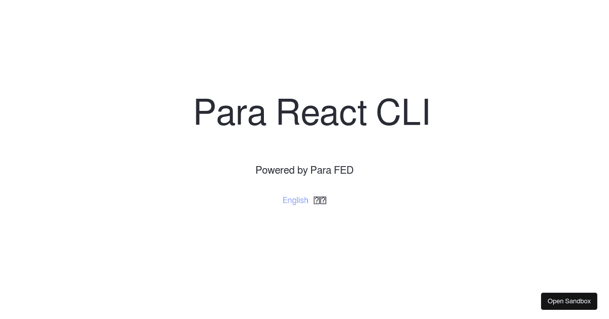 Para Ui Doc Codesandbox