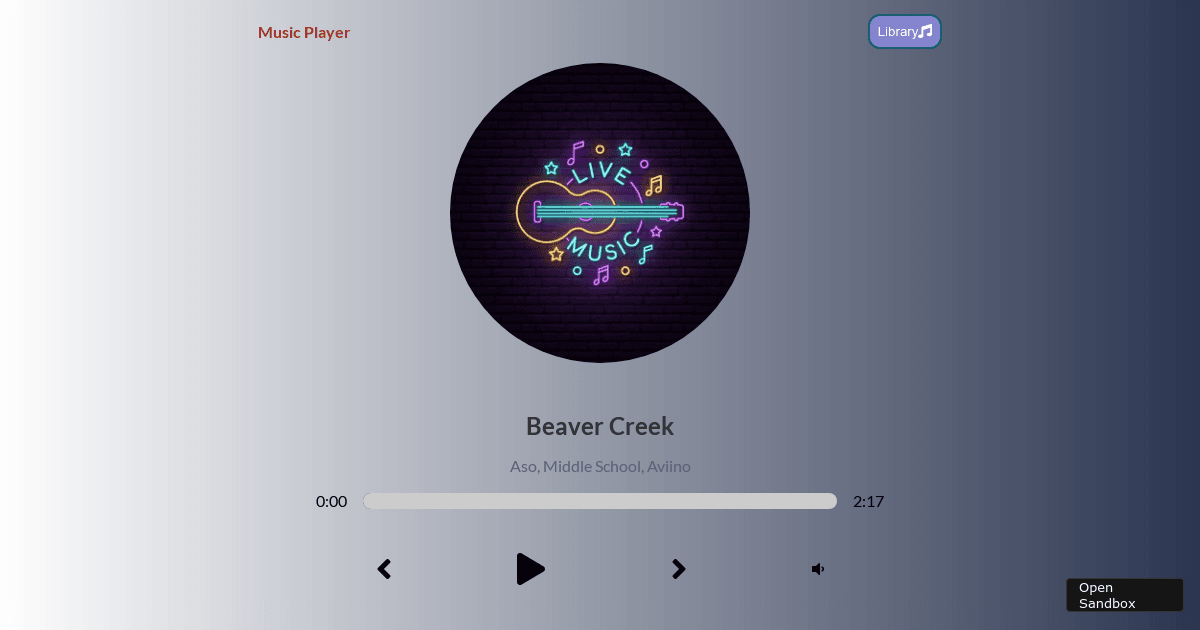 music-player - Codesandbox