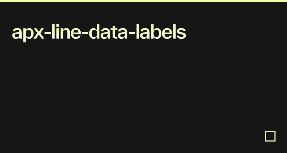 apx-line-data-labels - Codesandbox