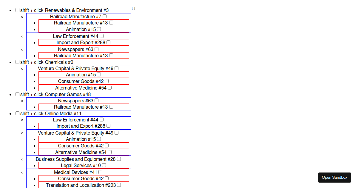 CheckbookTree - Codesandbox