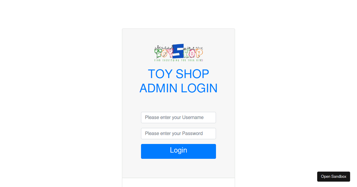 toyshop-admin-react - Codesandbox