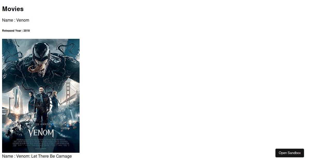 Omdb React Example Codesandbox