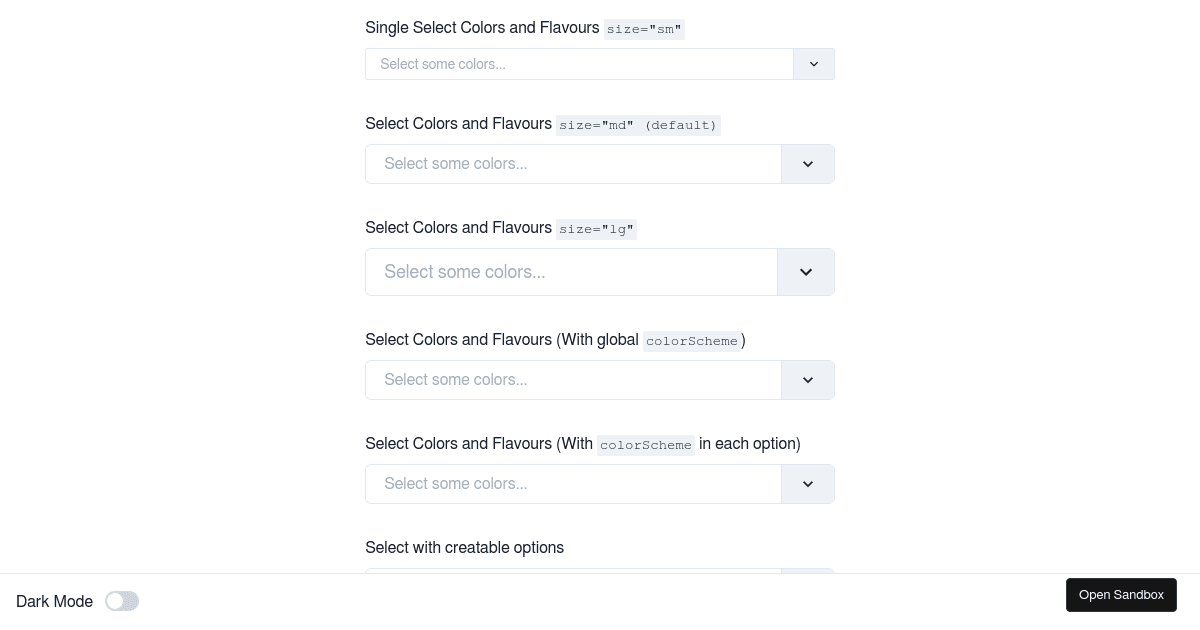chakra-react-select demo (forked) - Codesandbox chakra-react-select demo (forked) - Codesandbox