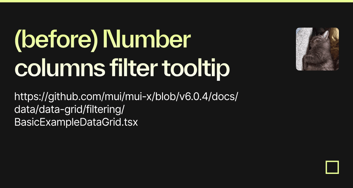 Before Number Columns Filter Tooltip Codesandbox 8054