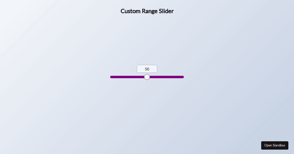 custom-range-slider - Codesandbox custom-range-slider - Codesandbox