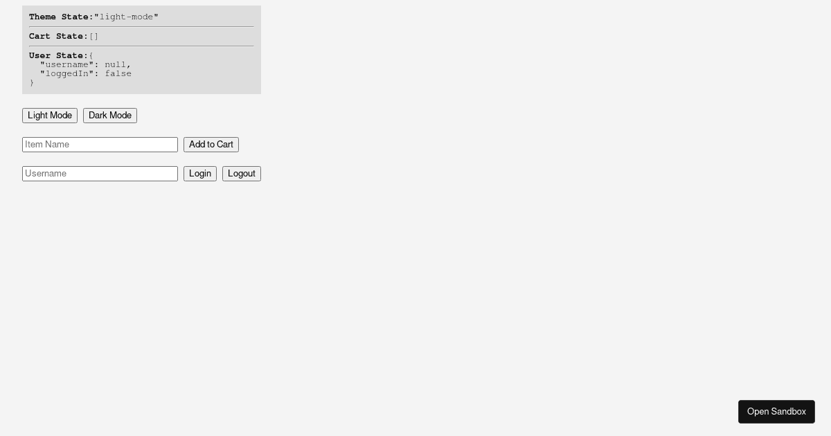 react-redux start (forked) - Codesandbox react-redux start (forked) - Codesandbox