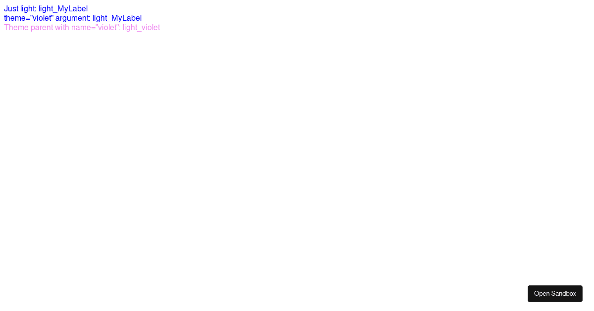 tamagui-theme-vs-theme - Codesandbox