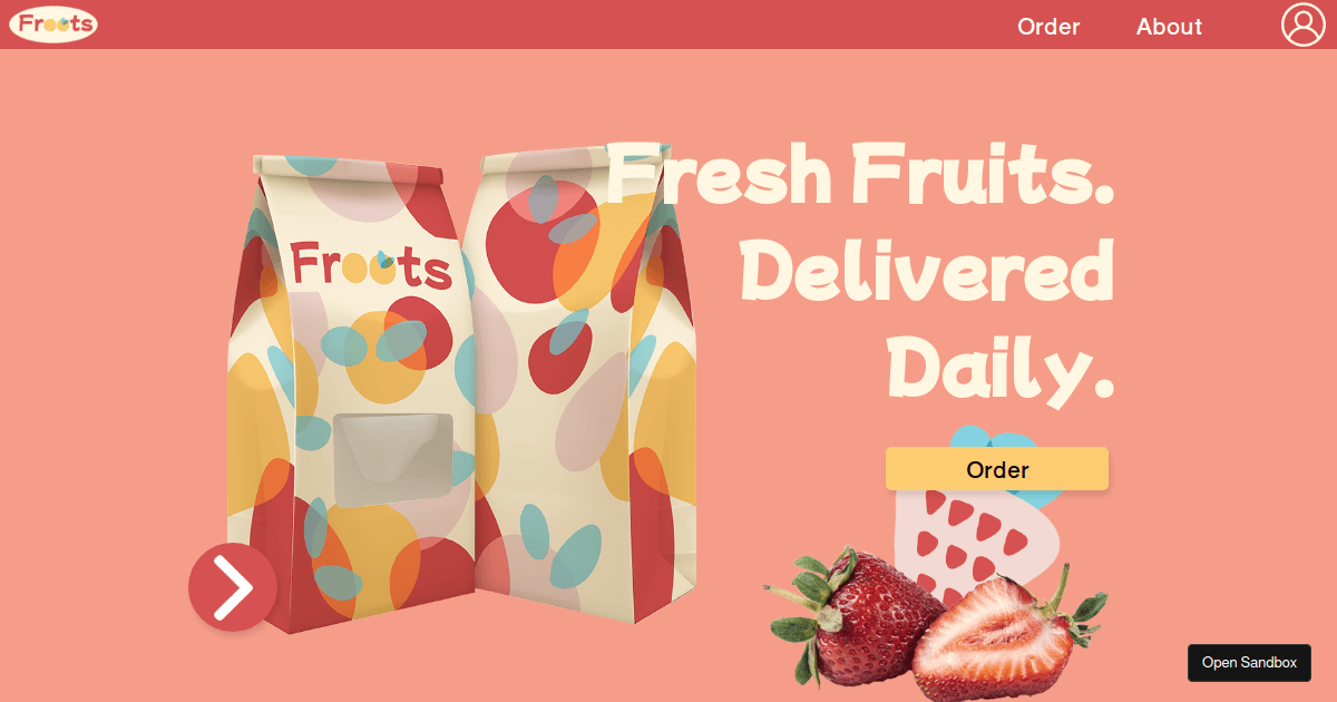 Froots - Codesandbox