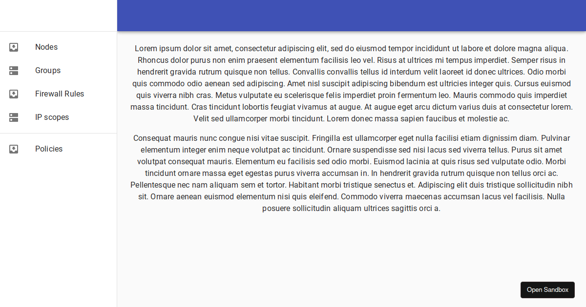 Dashboard Md Codesandbox