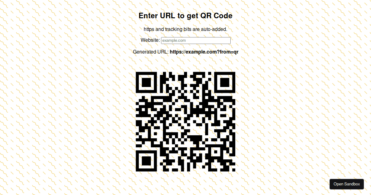 qr-code-maker - Codesandbox