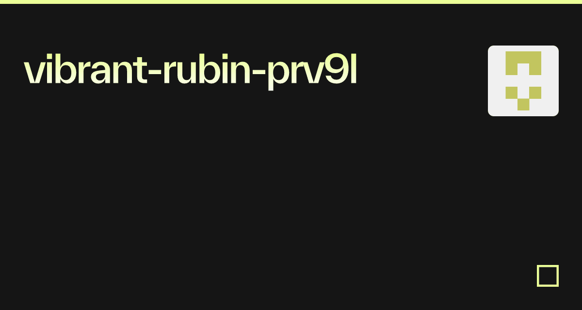 vibrant-rubin-prv9l - Codesandbox