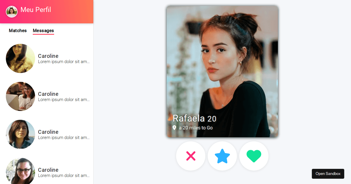 Tinder_clone - Codesandbox