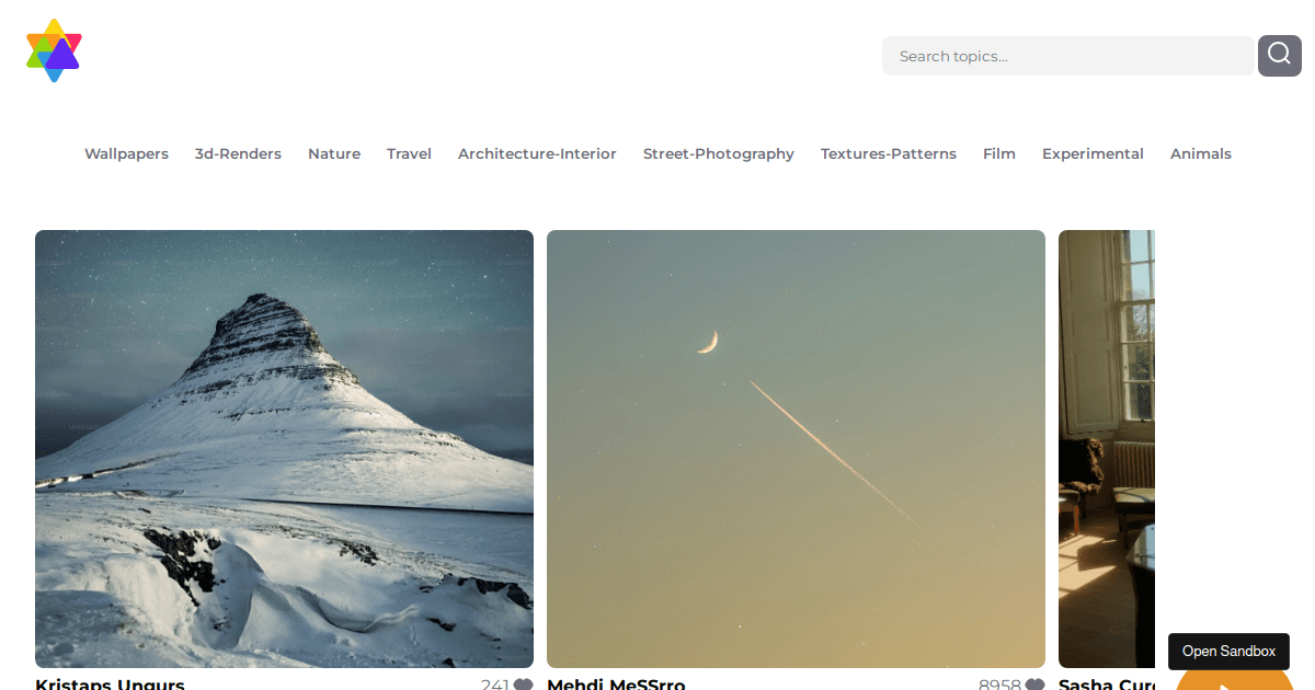 photo-search - Codesandbox