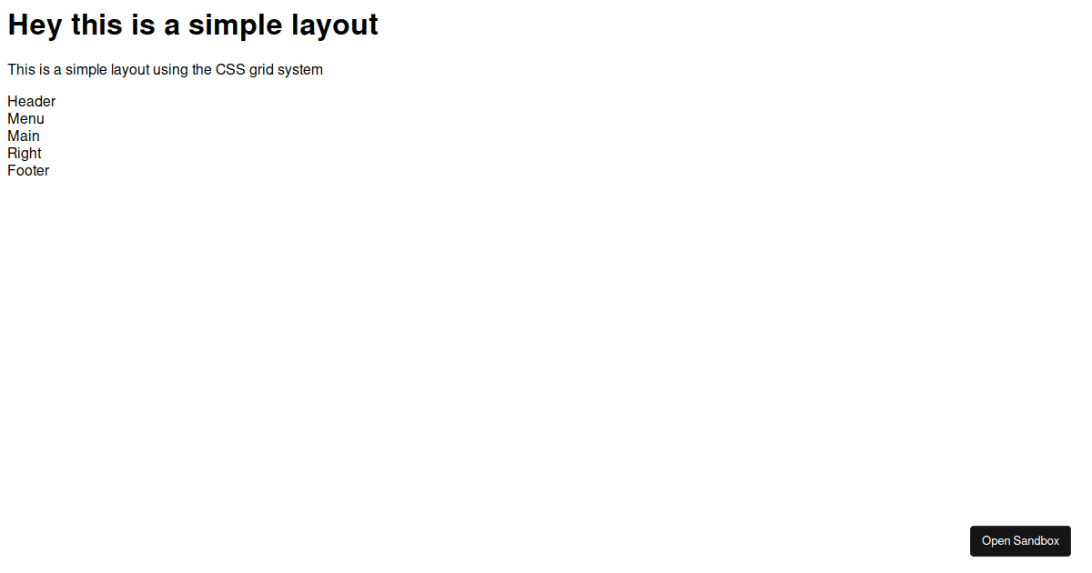 responsive example - Codesandbox