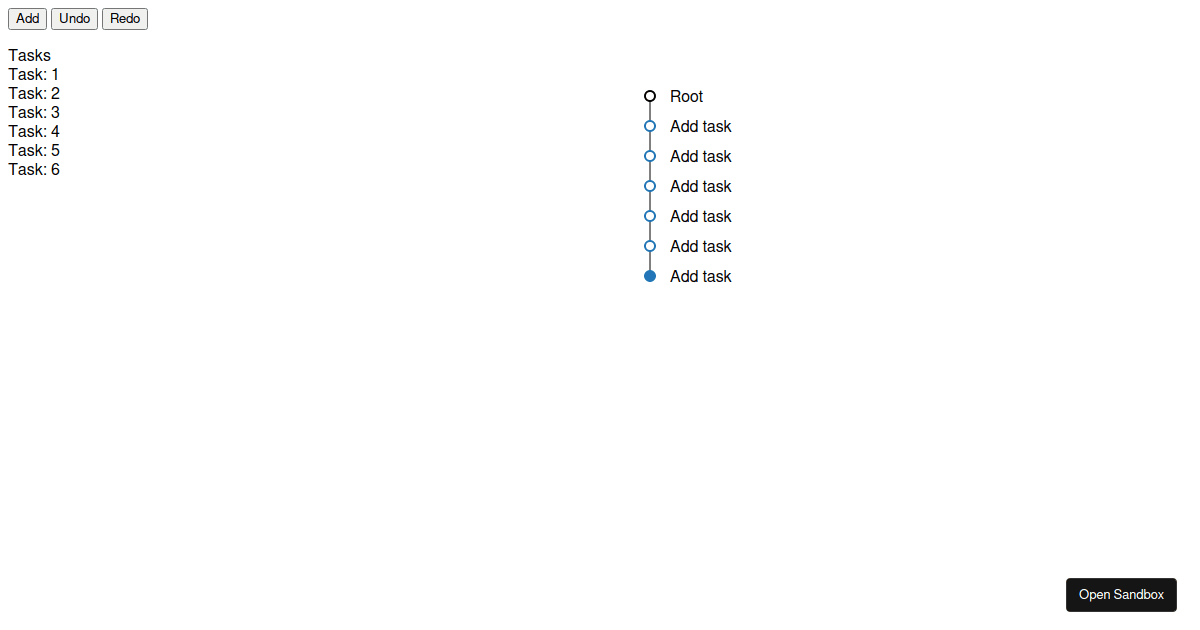Vis React 16 - Codesandbox