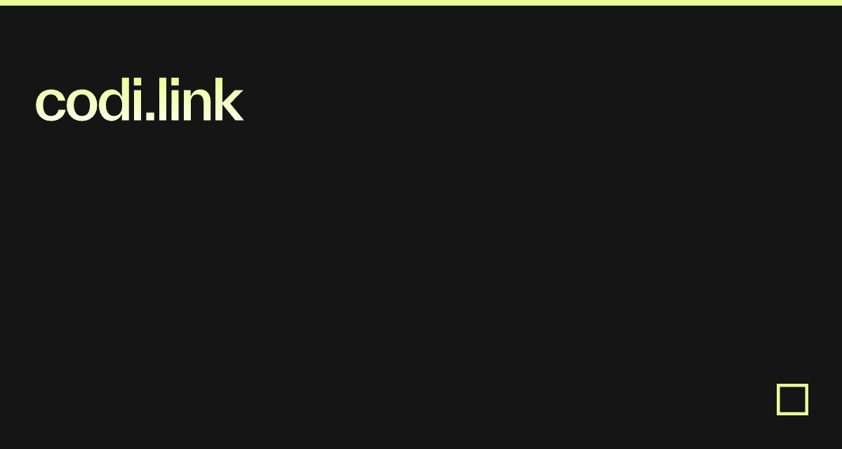 codi.link - Codesandbox