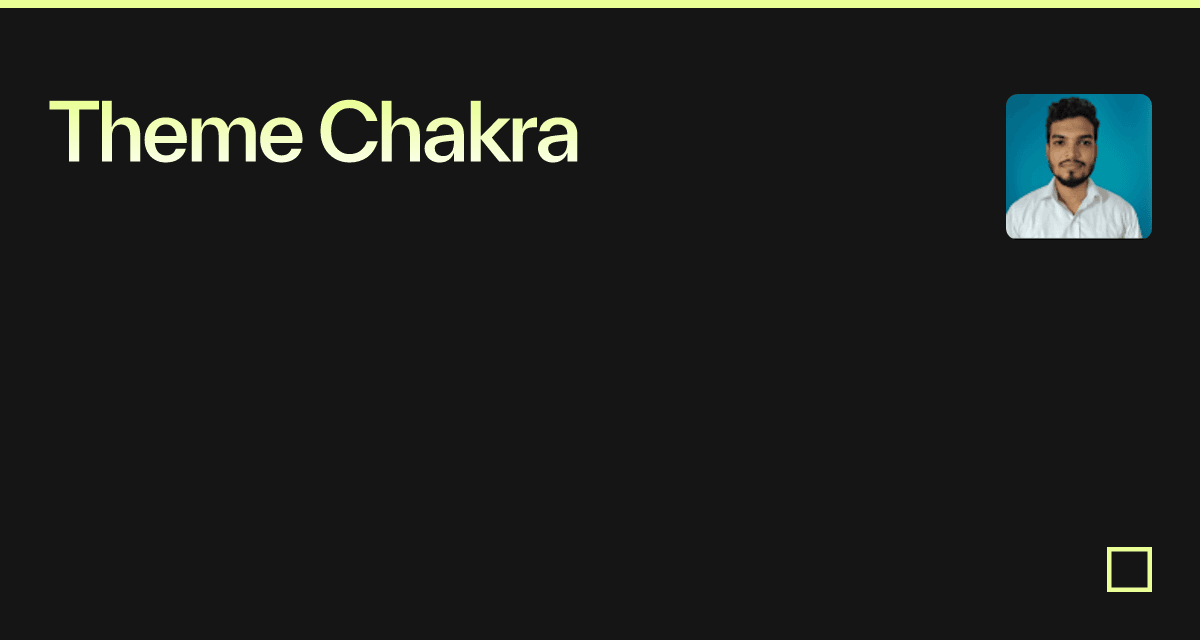 Theme Chakra - Codesandbox