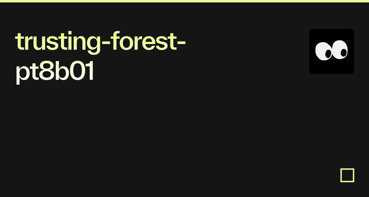 trusting-forest-pt8b01 - Codesandbox