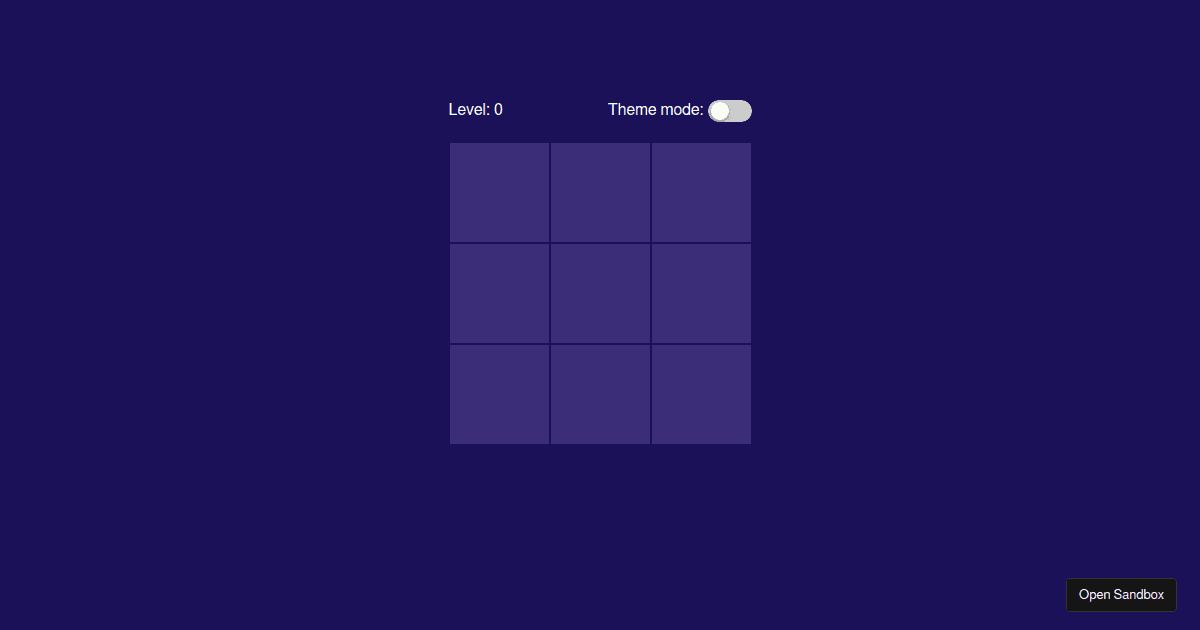 Card flip game - Codesandbox