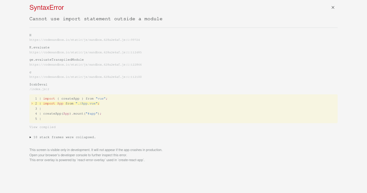 vue-slideout starter - Codesandbox