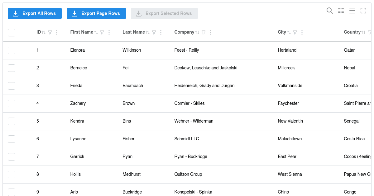 mantine-react-table-example-export-to-csv - Codesandbox