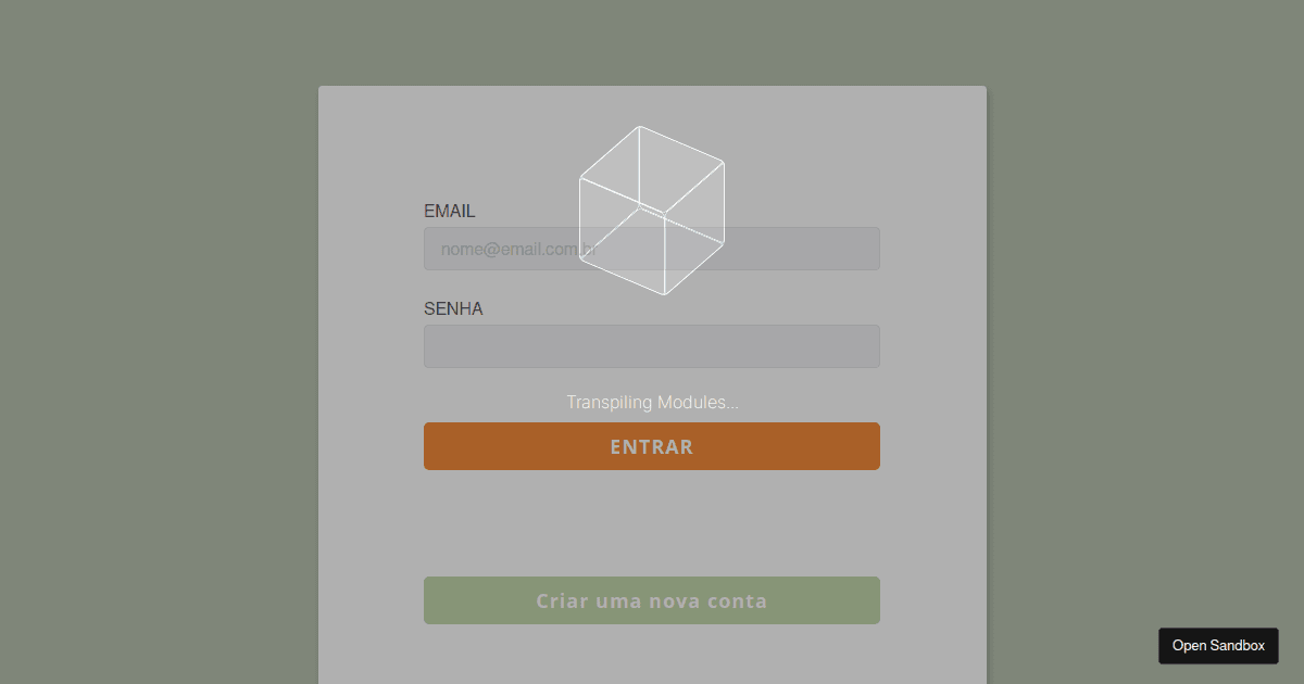 Simple Login Form With React Codesandbox