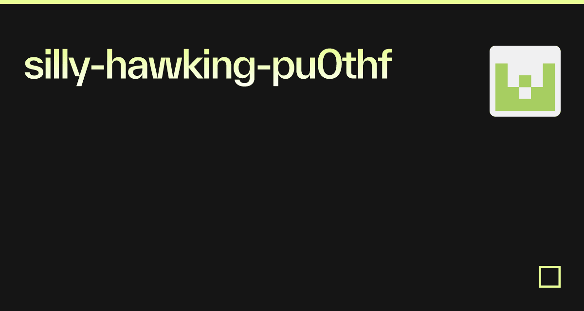 silly-hawking-pu0thf - Codesandbox