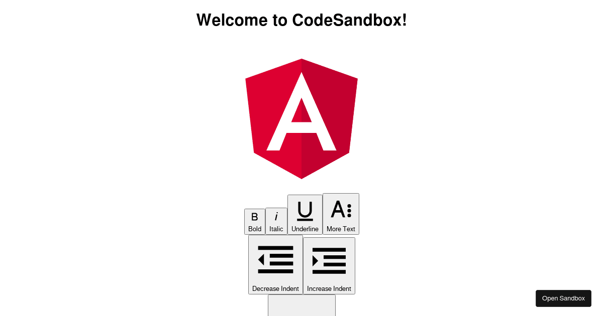 Angular - Codesandbox