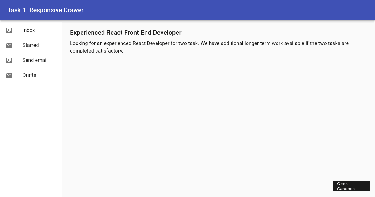 responsive-drawer - Codesandbox