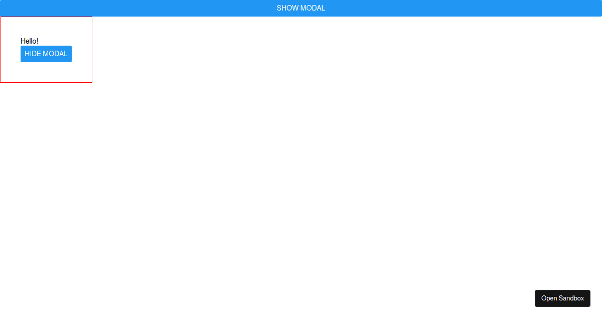 react-native-modal-example (forked) - Codesandbox