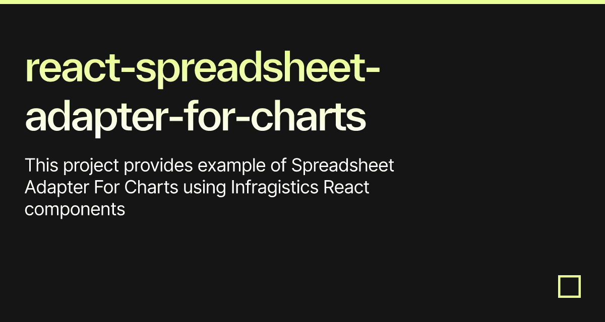 react-spreadsheet-adapter-for-charts - Codesandbox