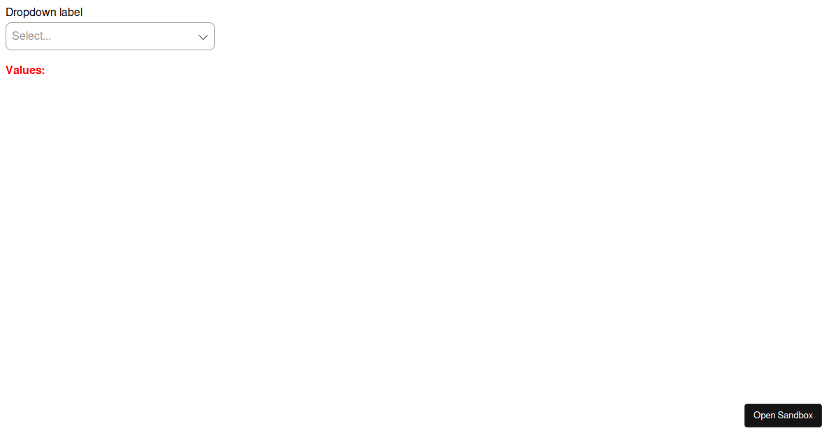 Dropdown Menu Codesandbox 4910