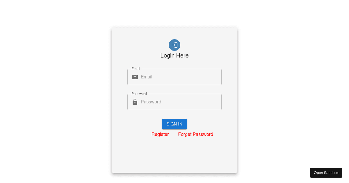 UI And DB - Codesandbox