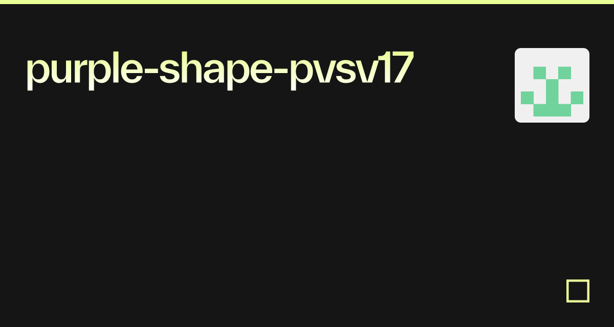 purple-shape-pvsv17 - Codesandbox